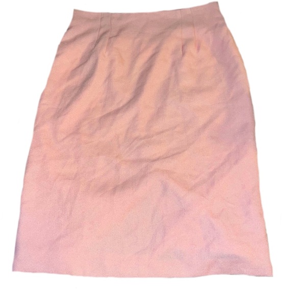 Skirts | Vintage Light Pink Pencil Skirt | Poshmark